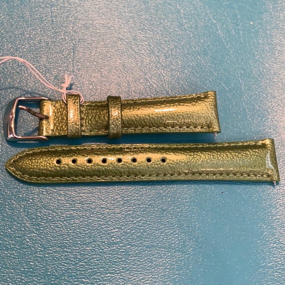 Michele | Accessories | Nwt Michele 8mm Green Leather Watch Band | Poshmark